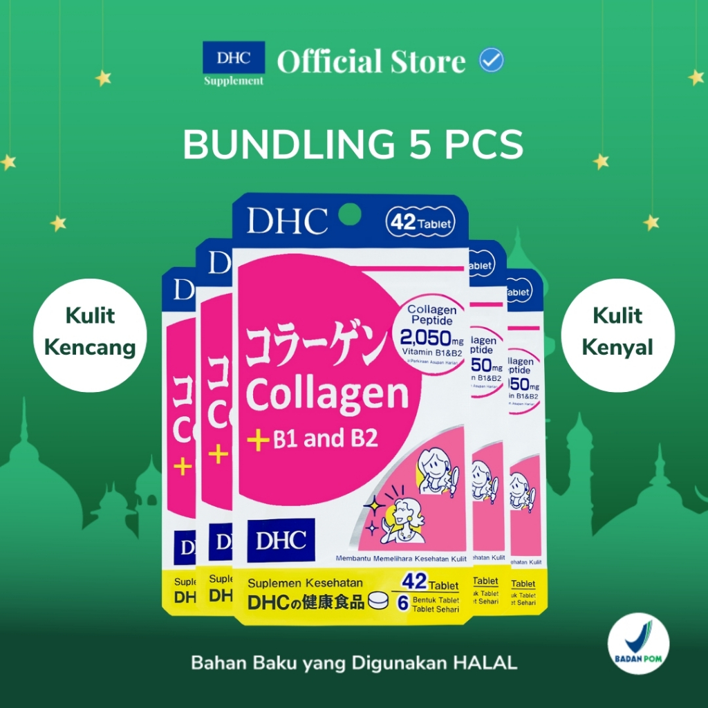 Jual Paket Bundling DHC Collagen + B1 and B2 isi 5pcs | Shopee Indonesia