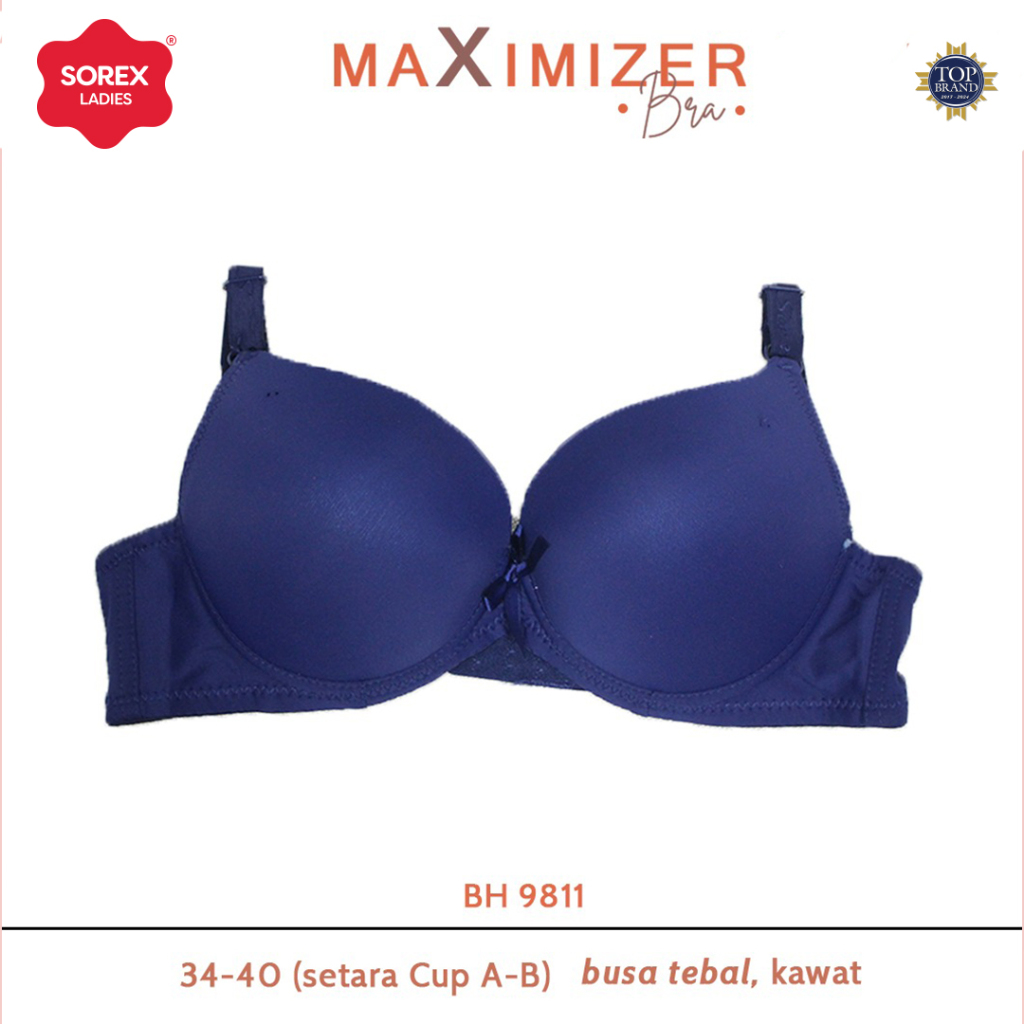 Jual Sorex Maximizer Bra 3/4 Push Up Busa Tebal Kawat Kait 2 Setara Cup ...