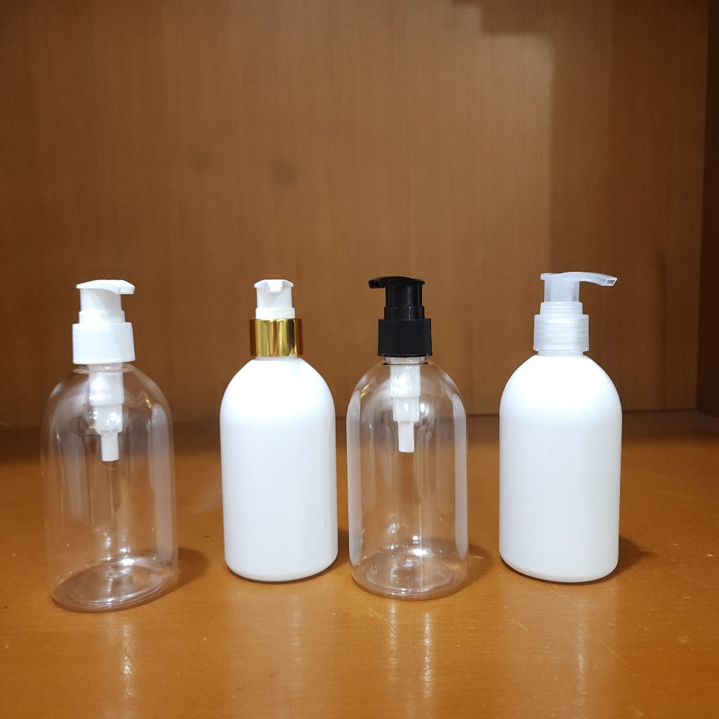 Jual Botol Oval 250ml Pump Lotion - Botol Shampoo Botol Hand Soap 250 ml Isi Ulang Botol Plastik ...
