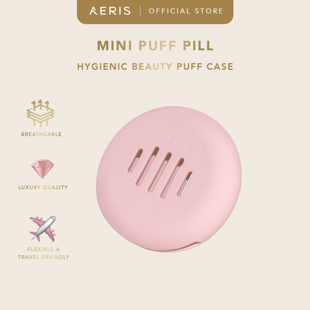 Jual Aeris Beauté Mini Puff Pill | Case Pelindung Tempat Penyimpanan ...