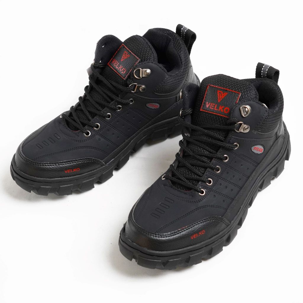 Jual Sepatu Safety Boots Pria Terbaru Ujung Besi Original Velko Shoes ...