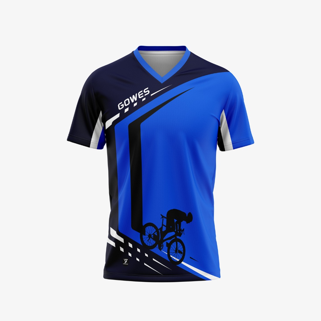 Jual Kaos Jersey Olahraga Sepeda Lengan Pendek Pria Wanita Gowes Costum Nama ART P05-05 | Shopee ...