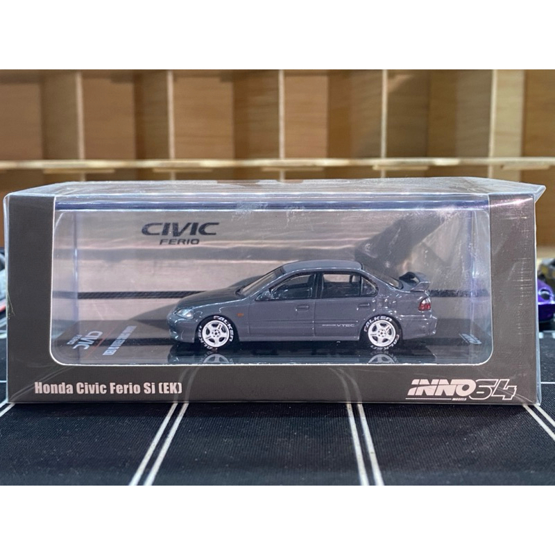 Jual INNO64 Civic Ferio skala 1:64 abu Sealed! | Shopee Indonesia