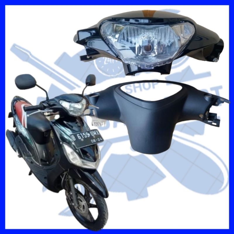 Jual Batok Lampu Depan Belakang Mio Smile Hitam | Shopee Indonesia