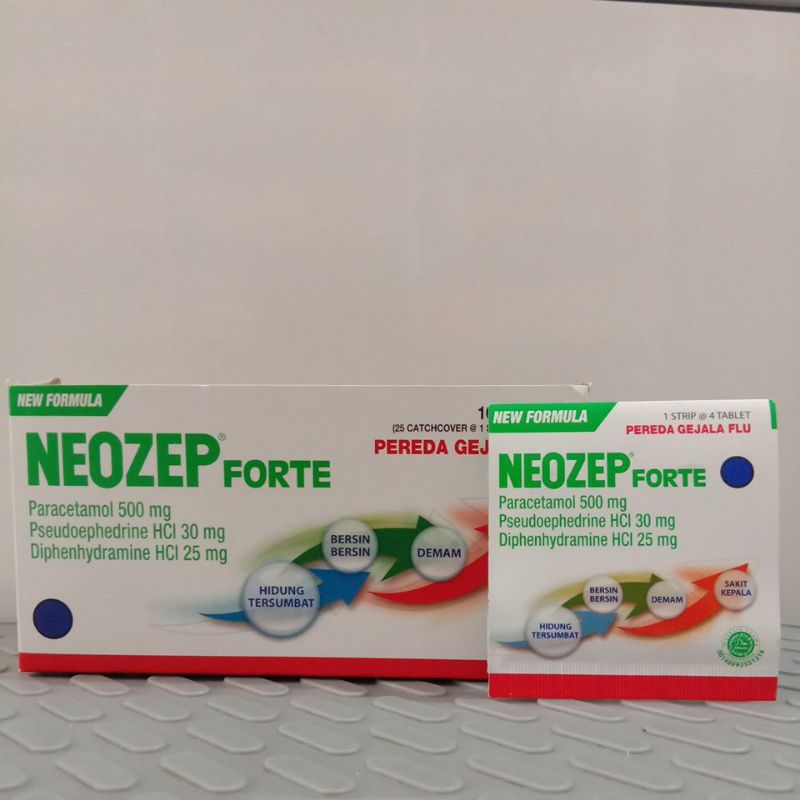 Jual neozep forte (1strip isi 4tablet) | Shopee Indonesia