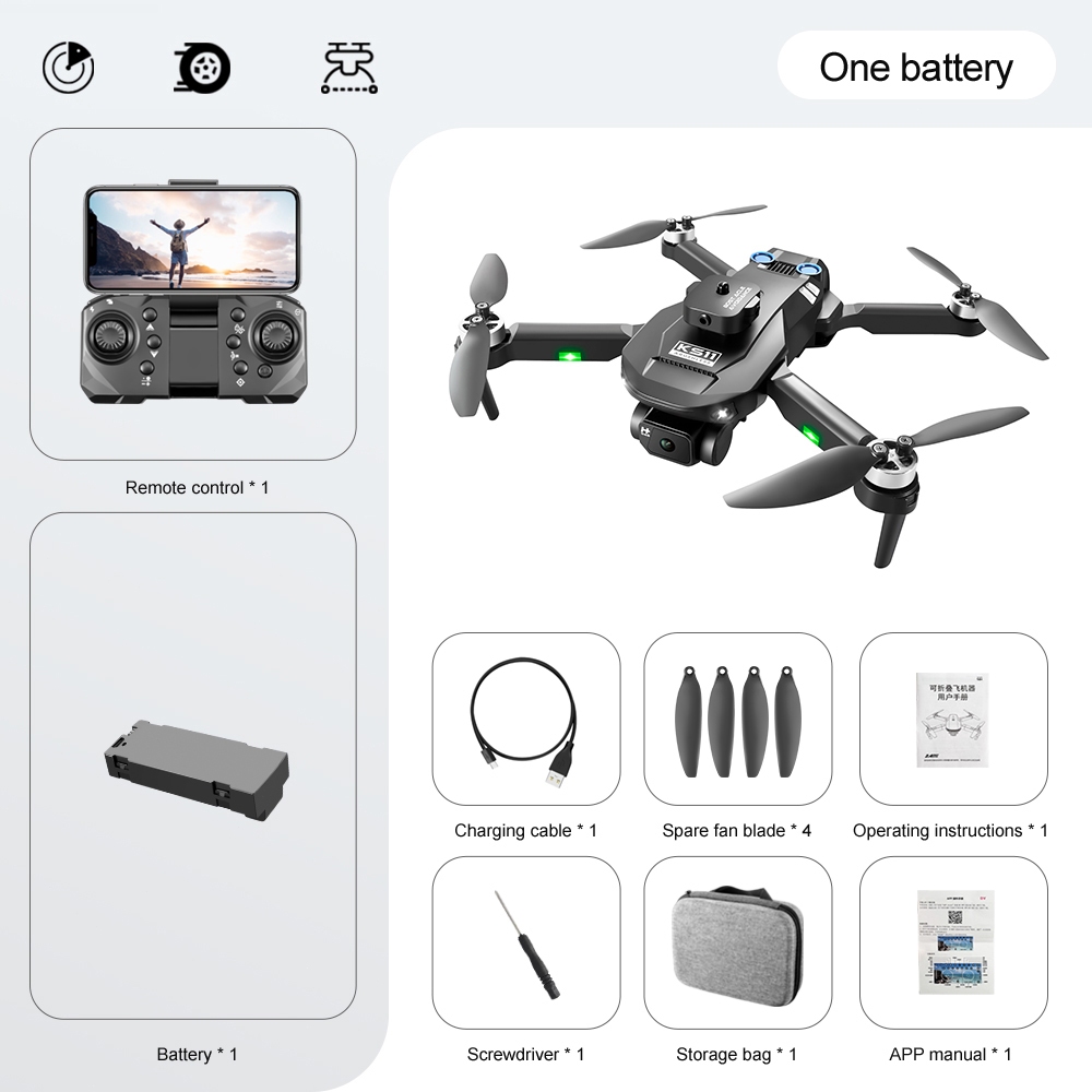 Jual 【Drone S1S yang paling seimbang】Motor tanpa berus/posisi aliran optik/baterai dua/kamera ...