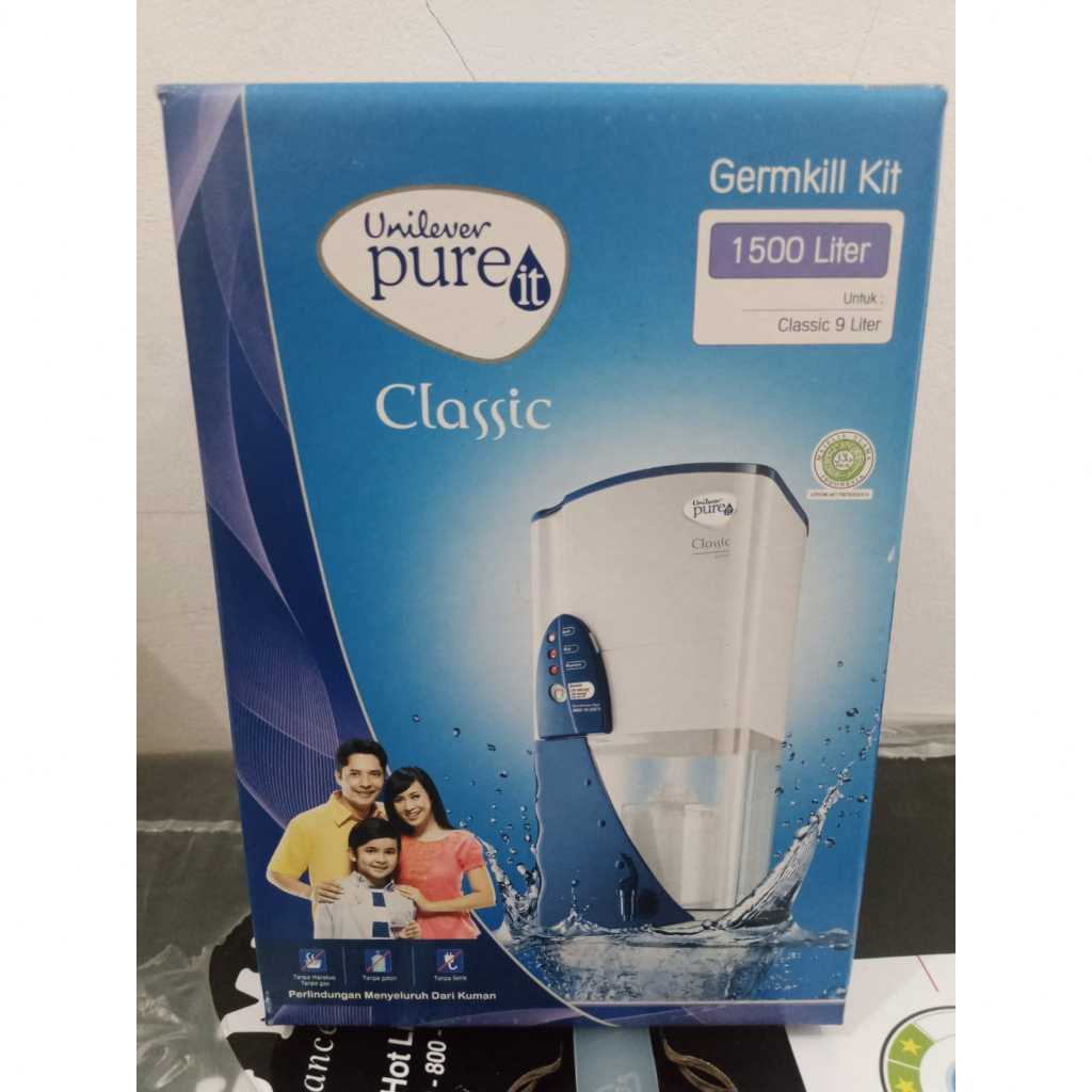 Jual Unilever Pureit Germkill Kit 1500L Classic 9liter | Shopee Indonesia