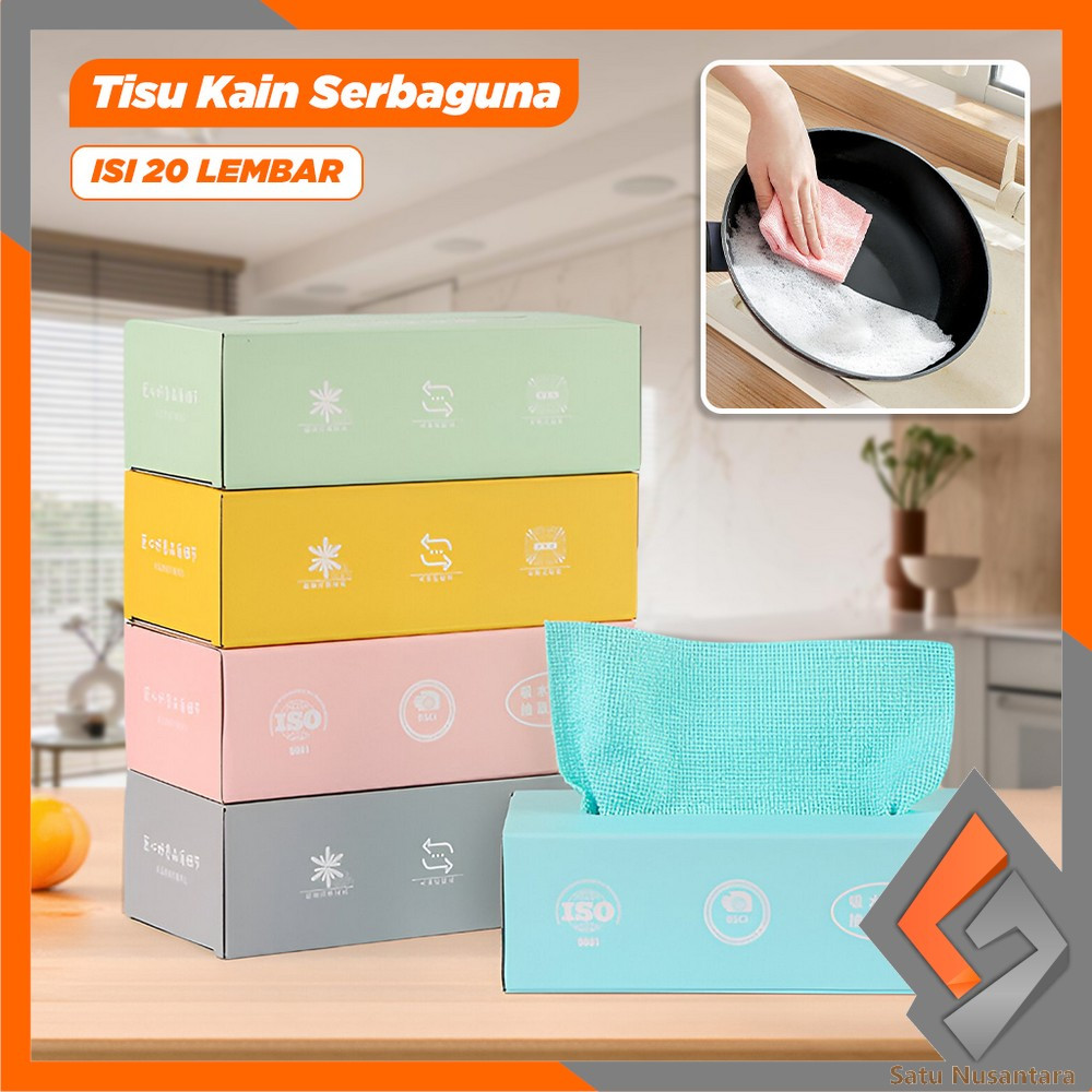 Jual SN-C1015 Tisu Kain Lap Serap Minyak Pembersih Alat Dapur Serbaguna ...