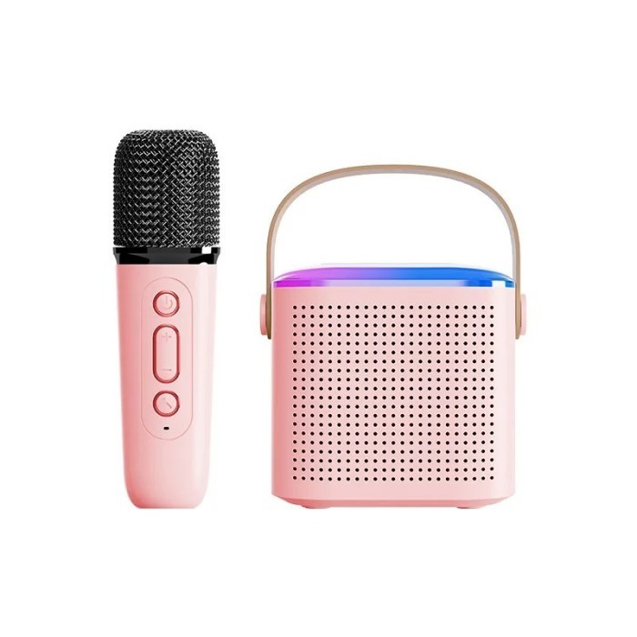Jual GG SPEAKER KARAOKE + MIC K3 K12 NEW MODERN DESIGN WITH RGB LIGHT ...