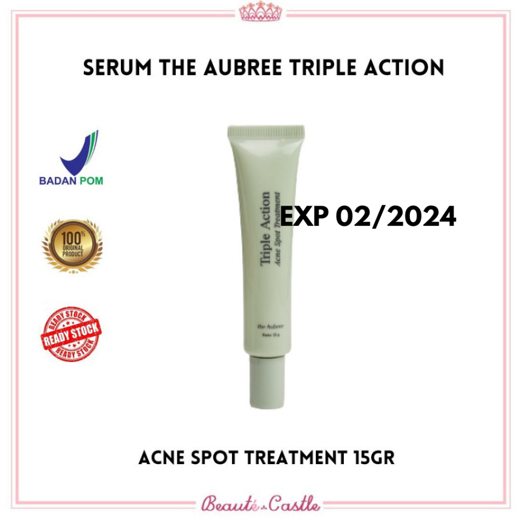 Jual THE AUBREE TRIPLE ACTION ACNE SPOT TREATMENT 15GR | Acne Treatment ...
