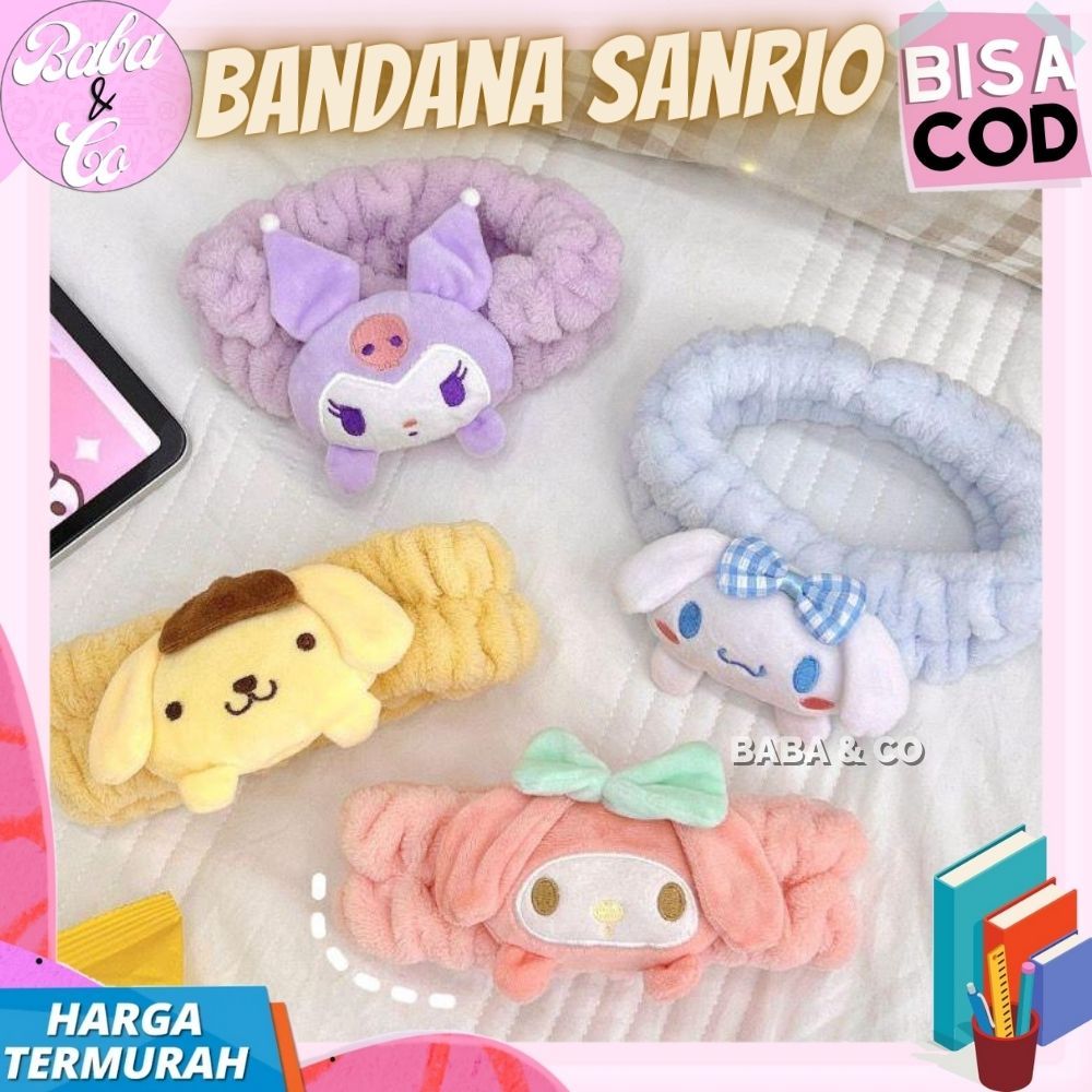 Jual BANDANA SANRIO HEAD BAND SANRIO BANDO BANDANA SANRIO FASHION KOREA ...