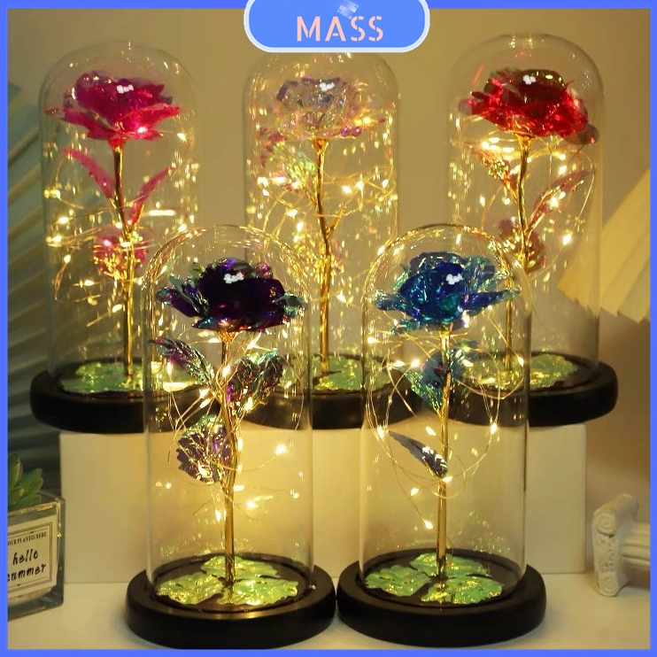 Jual MASS Toys Valentine Hadiah LED Lampu-Lampu Led Mawar Gift Box ...