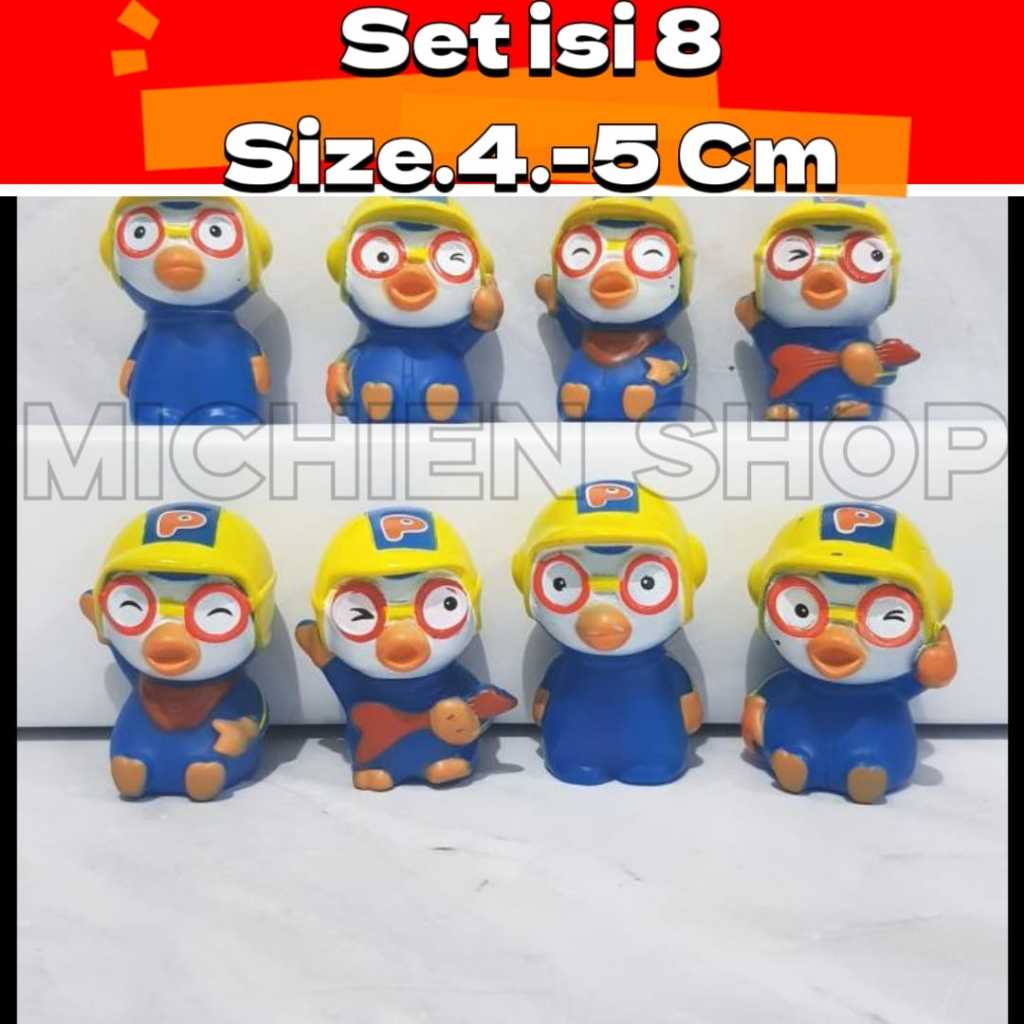 Jual ACTION FIGURE PORORO SET 8 PCS TOPPER CAKE MAINAN ANAK HIASAN PAJA ...