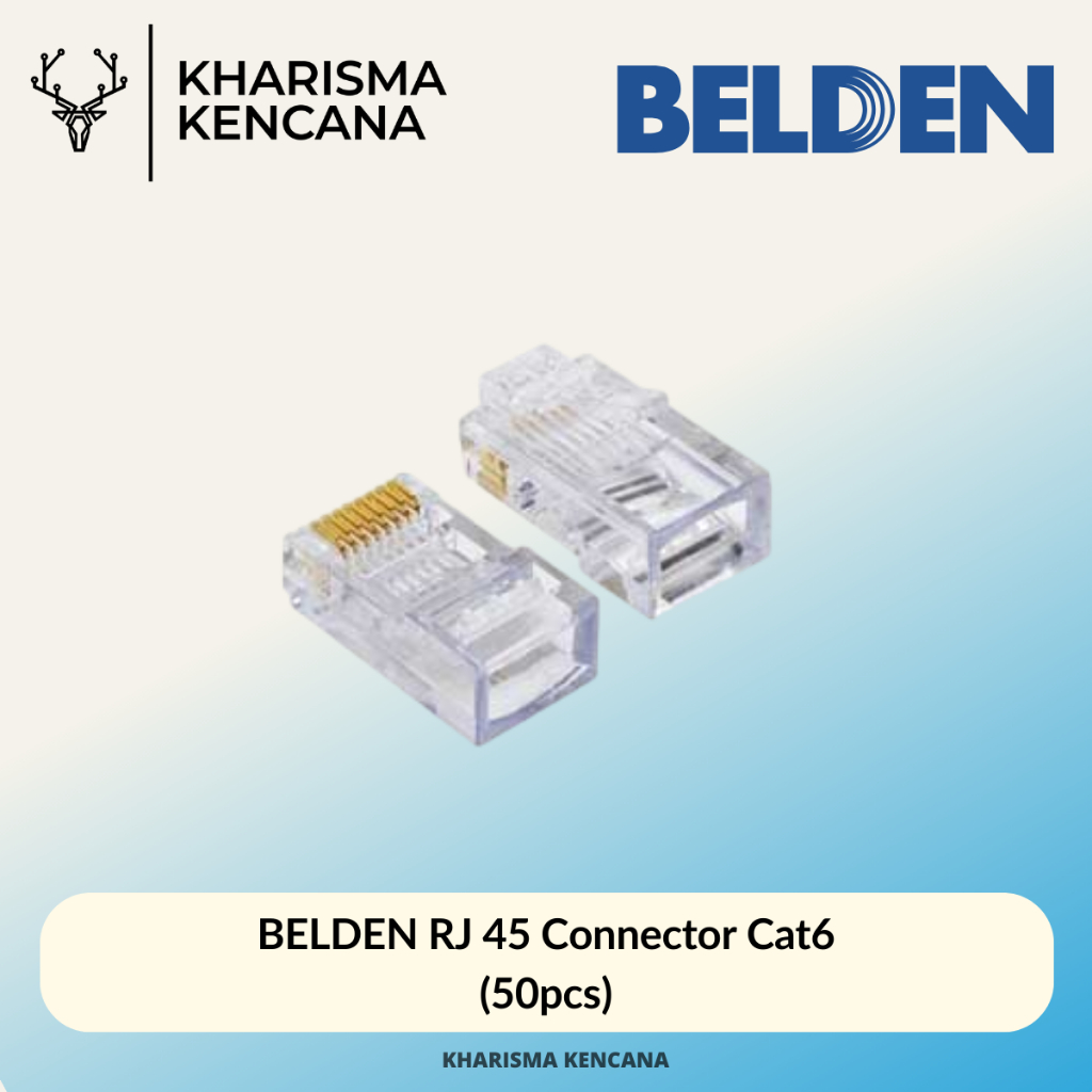 Jual BELDEN RJ45 Connector Cat6 RJ 45 (50pcs) | Shopee Indonesia