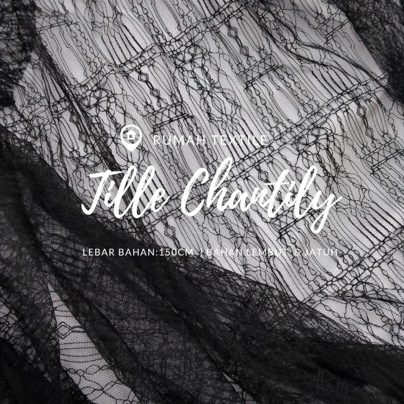 Jual TILLE CHANTILLY/TILE KOTAK/TILLE/TILLE MESH/TILLE MOTIF UNIK/TILLE ...