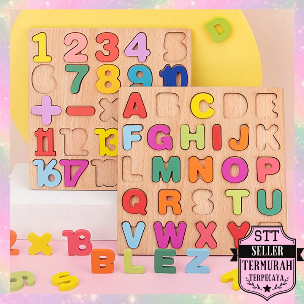 Jual STT Puzzle Anak Mainan Edukasi Anak Bayi Perempuan Laki 2/3/4 ...