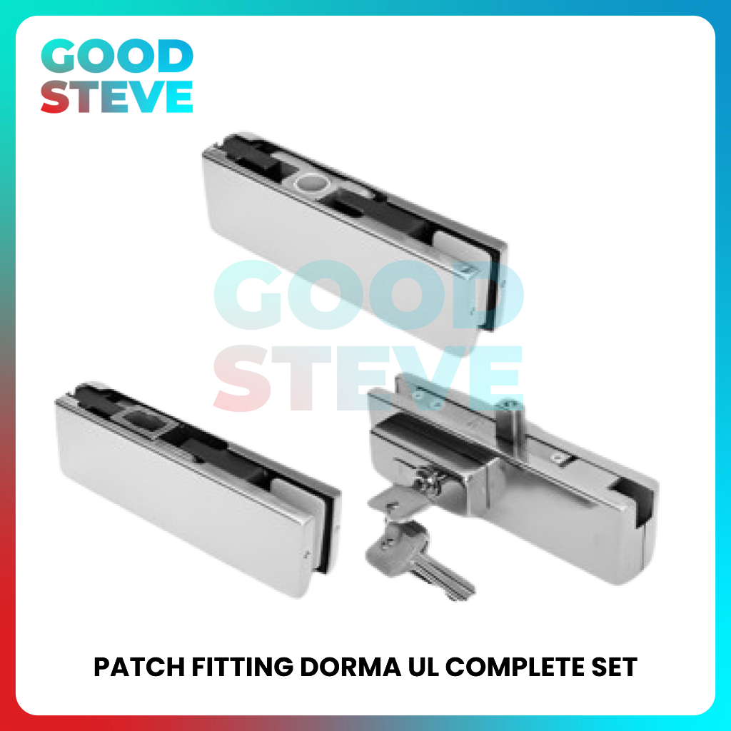 Jual Patch Fitting Dorma UL COMPLETE SET (PT10, PT20, US10, Cylinder ...
