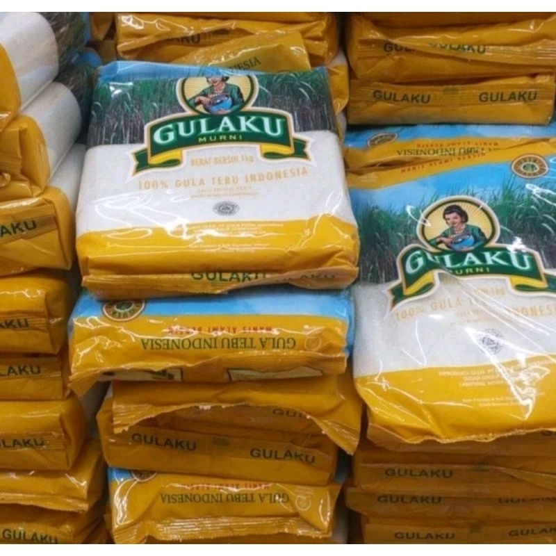 Jual Satu Dus Gulaku kuning/Putih ukuran 500gram*40 bks.sameday instant ...