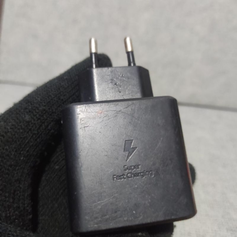 Jual Adaptor samsung 45 watt 45w Original super Fast charging 2.0 ( second ) | Shopee Indonesia