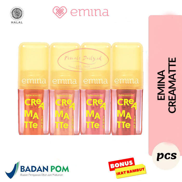 Jual Emina Creamatte 5.5 g - Matte Lip Cream with Vit E | Shopee Indonesia