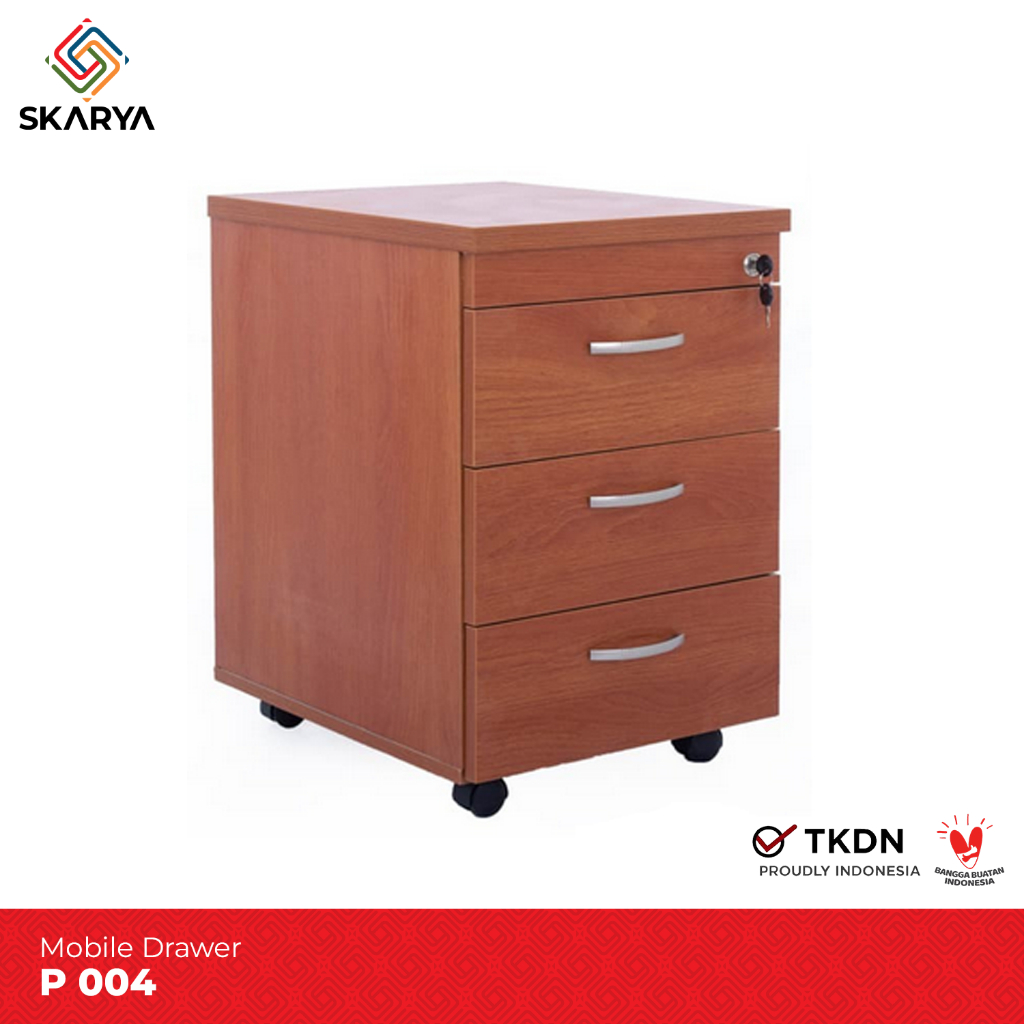 Jual Mobile drawer Nakas Bedside Meja Samping Rak Laci Nakas P004 (Baru ...