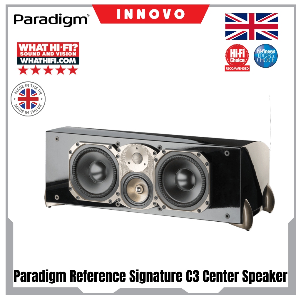 Jual Paradigm Signature C3 HiFi Centre Speaker BLACK | Shopee Indonesia