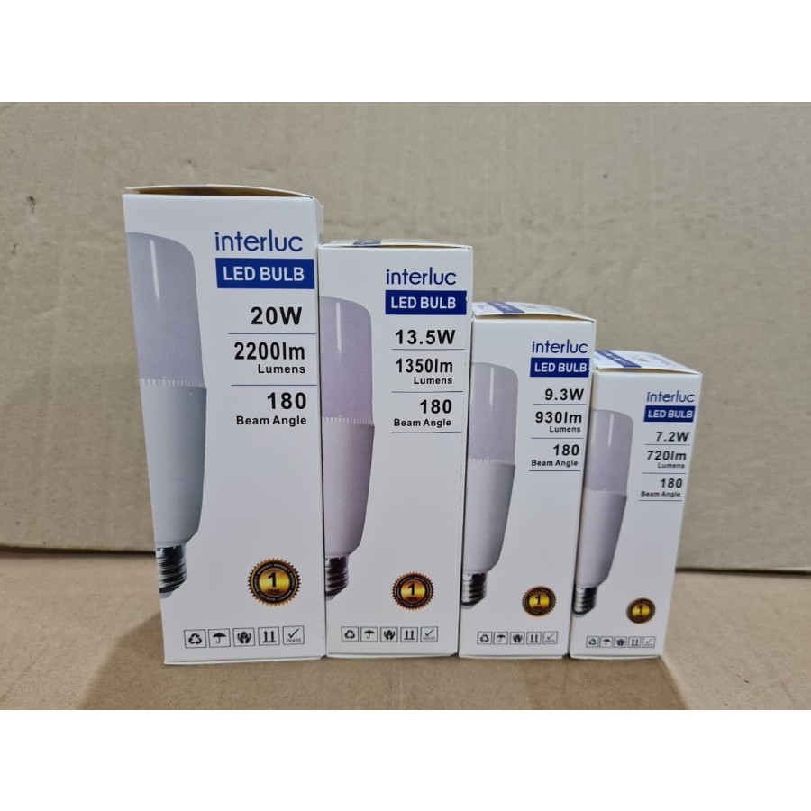 Jual Lampu INTERLUC LED Bulb STICK Bohlam LED INTERLUC STICK 7W 9W 13W ...