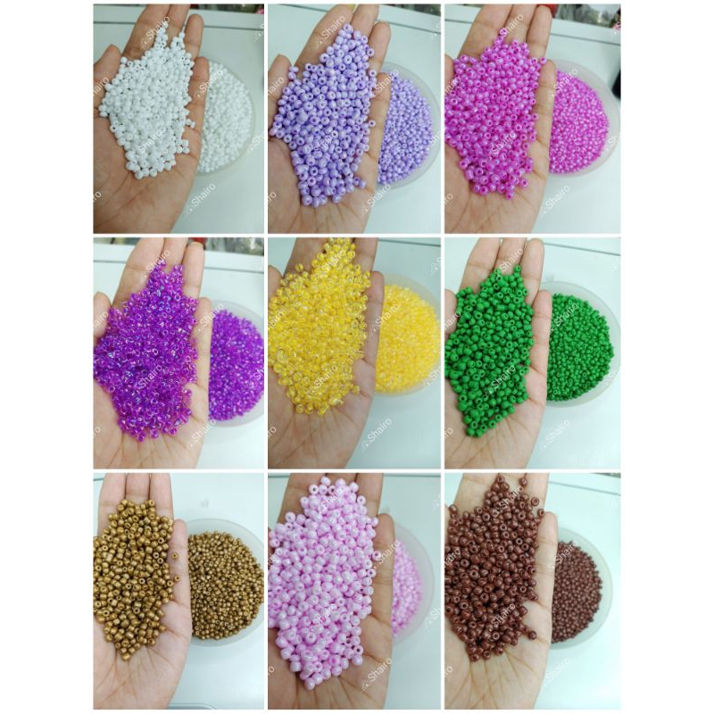 Jual Payet Pasir 6/0 / Glass Beads / Mote Payet Pasir / Mute Payet ...