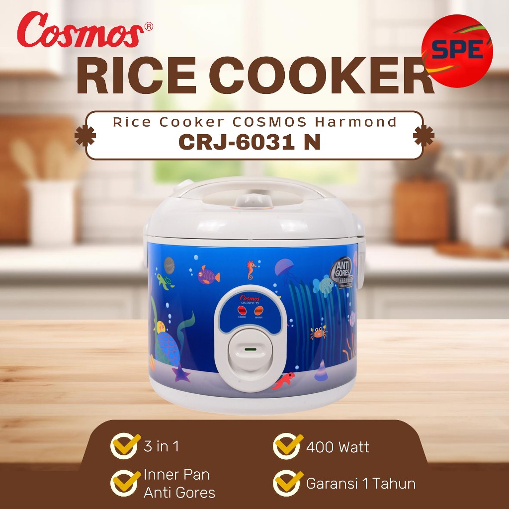 Jual Rice Cooker Cosmos Harmond CRJ-6031 | Shopee Indonesia
