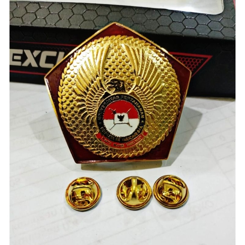 Jual emblem baret unhan gold plat exlusive mewah | Shopee Indonesia