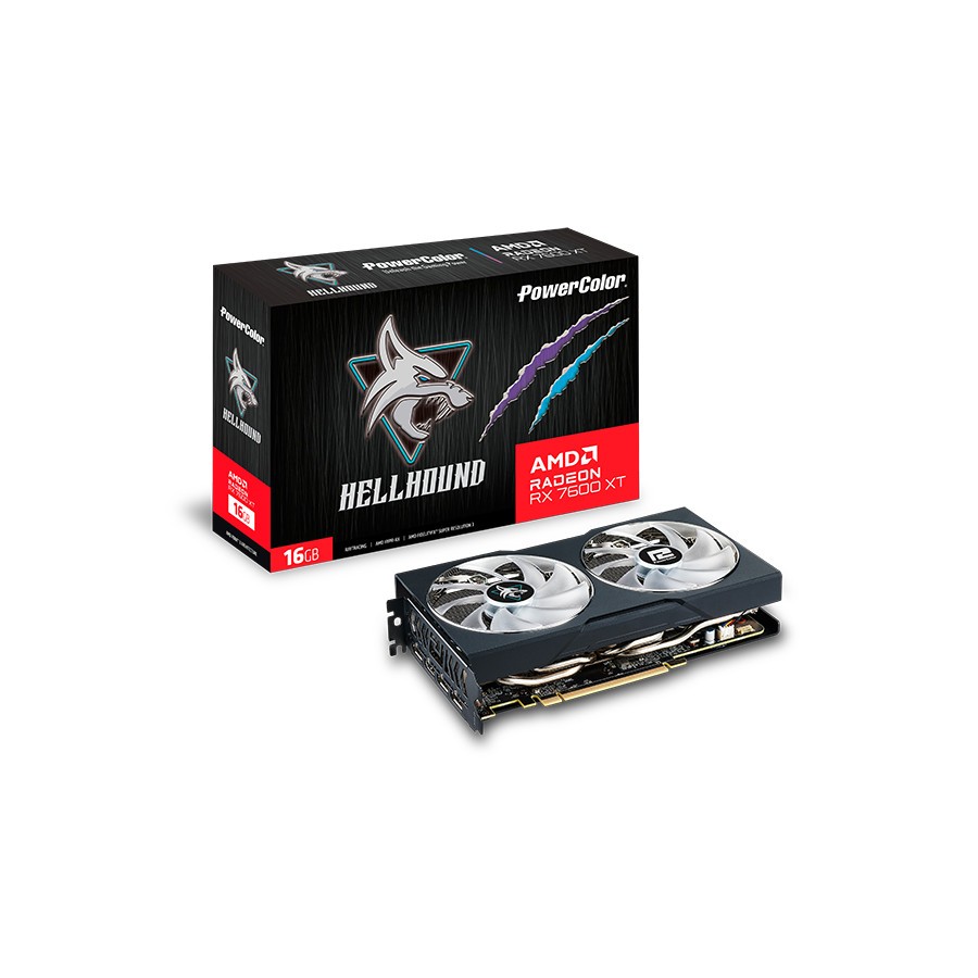 Jual PowerColor Radeon RX 7600 XT 16GB Hellhound | Shopee Indonesia