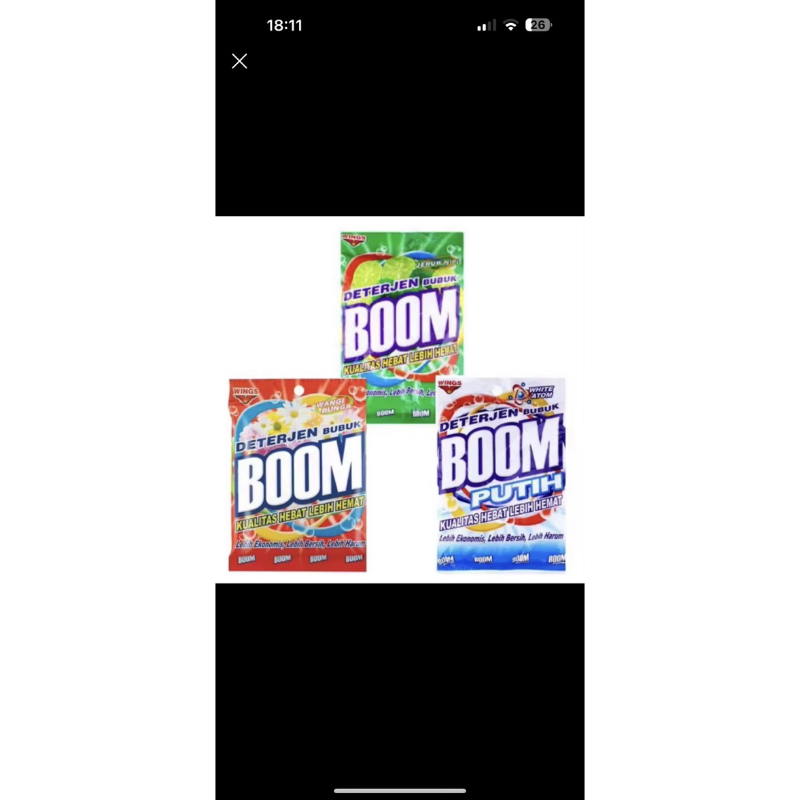 Jual Deterjen bubuk boom 280GR | Shopee Indonesia