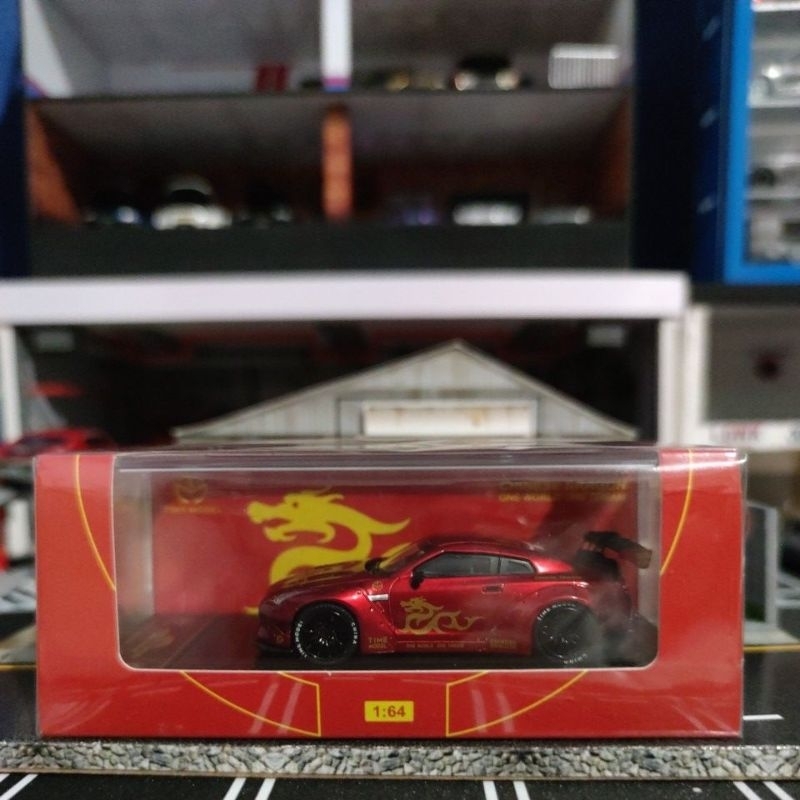 Jual Time Model Nissan Skyline GTR R35 GT Wing Chinese Dragon Edition ...