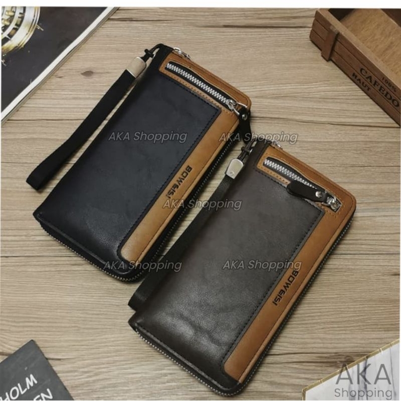 Jual [DPG DP05] Dompet Panjang Lipat Resleting Universal Pria | Wanita ...