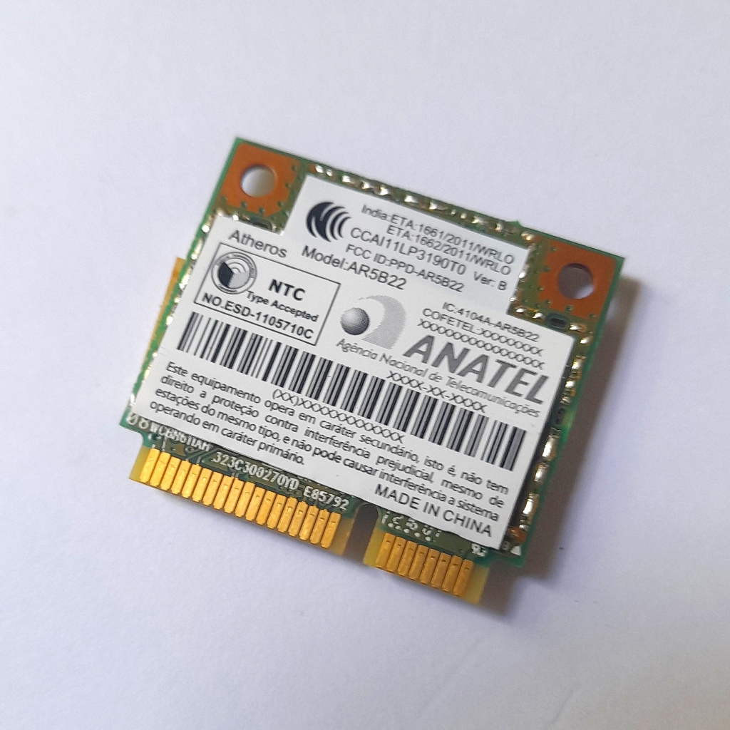 Jual Wifi Bluetooth Combo card Atheros AR5B22 | Shopee Indonesia