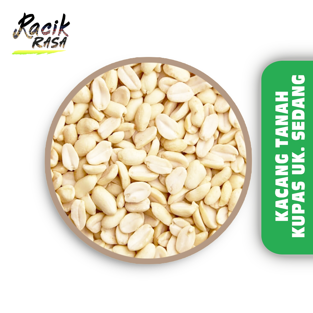 Jual RACIK RASA | KACANG TANAH KUPAS MENTAH UKURAN SEDANG 41/51 ...