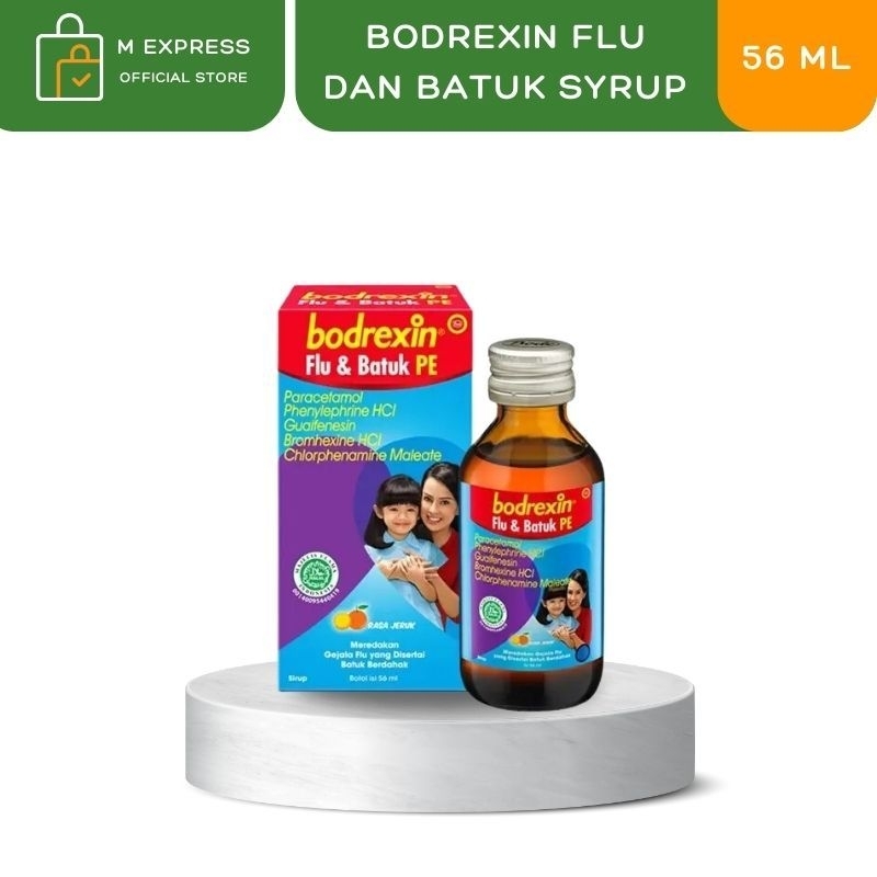 Jual [M EXPRESS] BODREXIN SYRUP - Sirup Flu Batuk Pilek Anak / Bersin ...