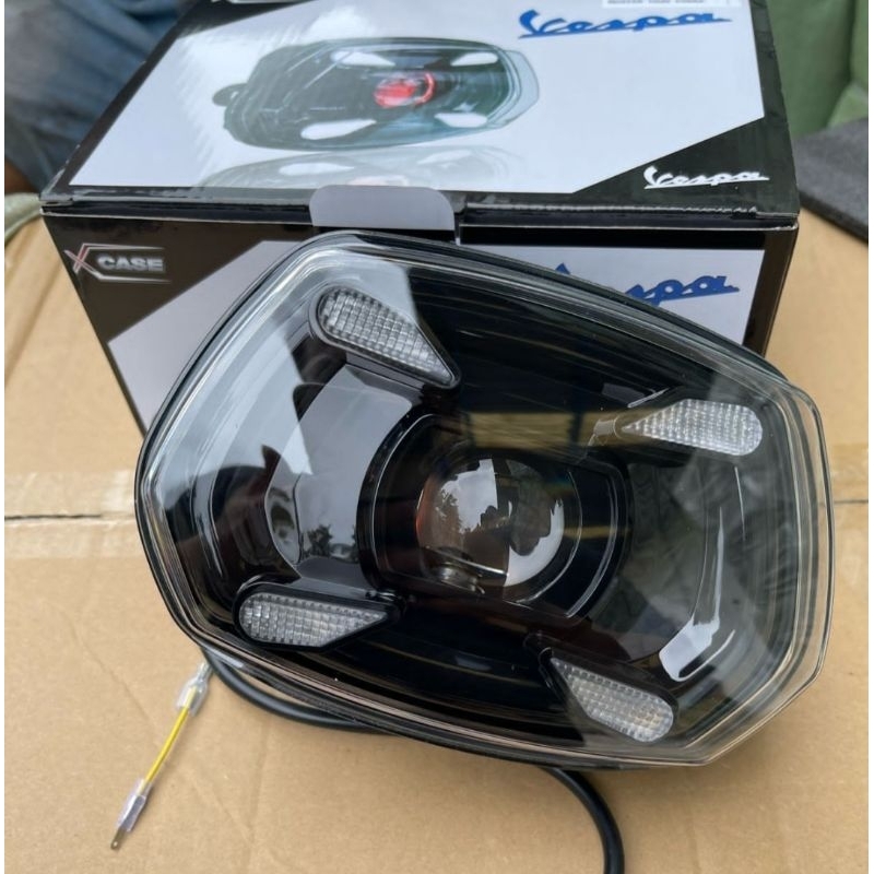 Jual Lampu Depan LED Vespa Sprint 150 Iget 3V Headlamp Biled Vespa ...