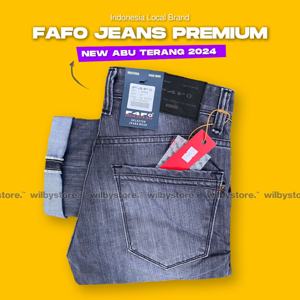 Jual Original Fafo Jeans Premium | Celana Jeans Panjang Pria Cowok ...
