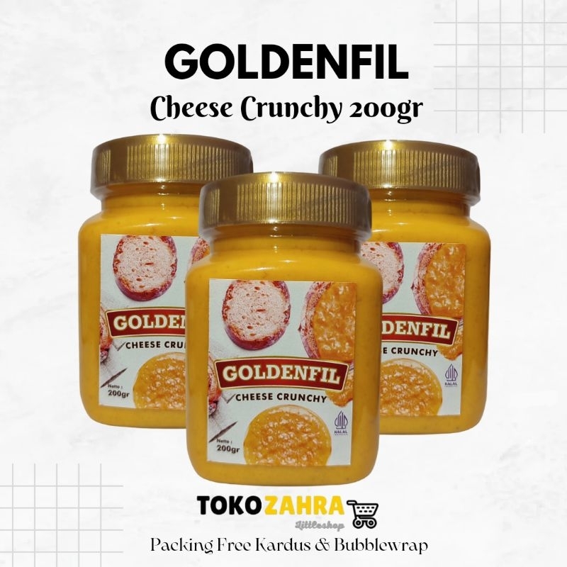 Jual Selai Goldenfil Cheese Crunchy 200gr | Shopee Indonesia
