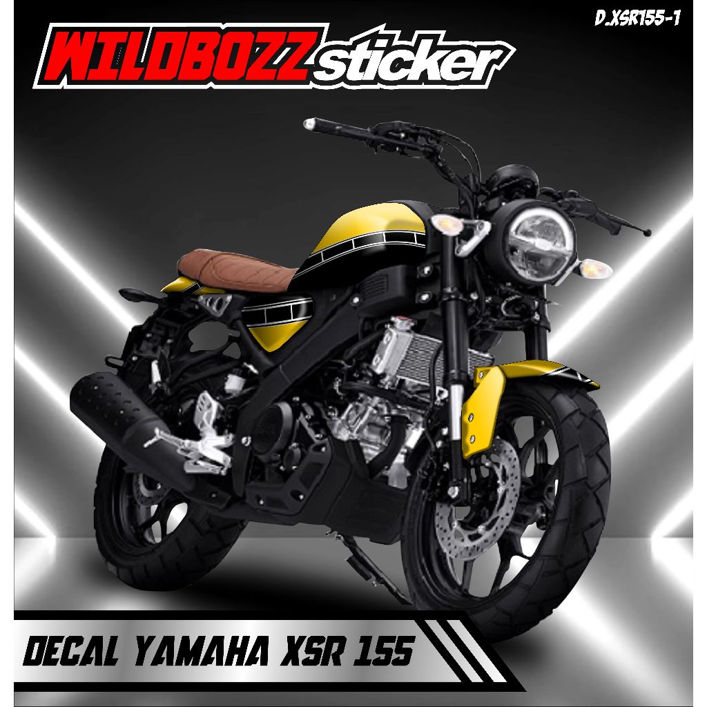 Jual decal motor xsr 155 full body simple keren (d.xsr155-1) -wildbozz ...