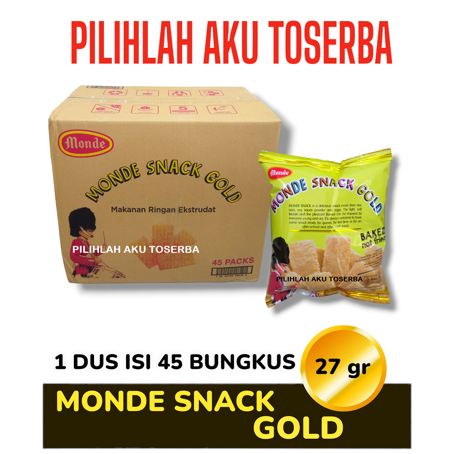 Jual YUMMY Monde Serena SNACK GOLD 30 gr sekarang 27 gr - ( HARGA 1 DUS ...