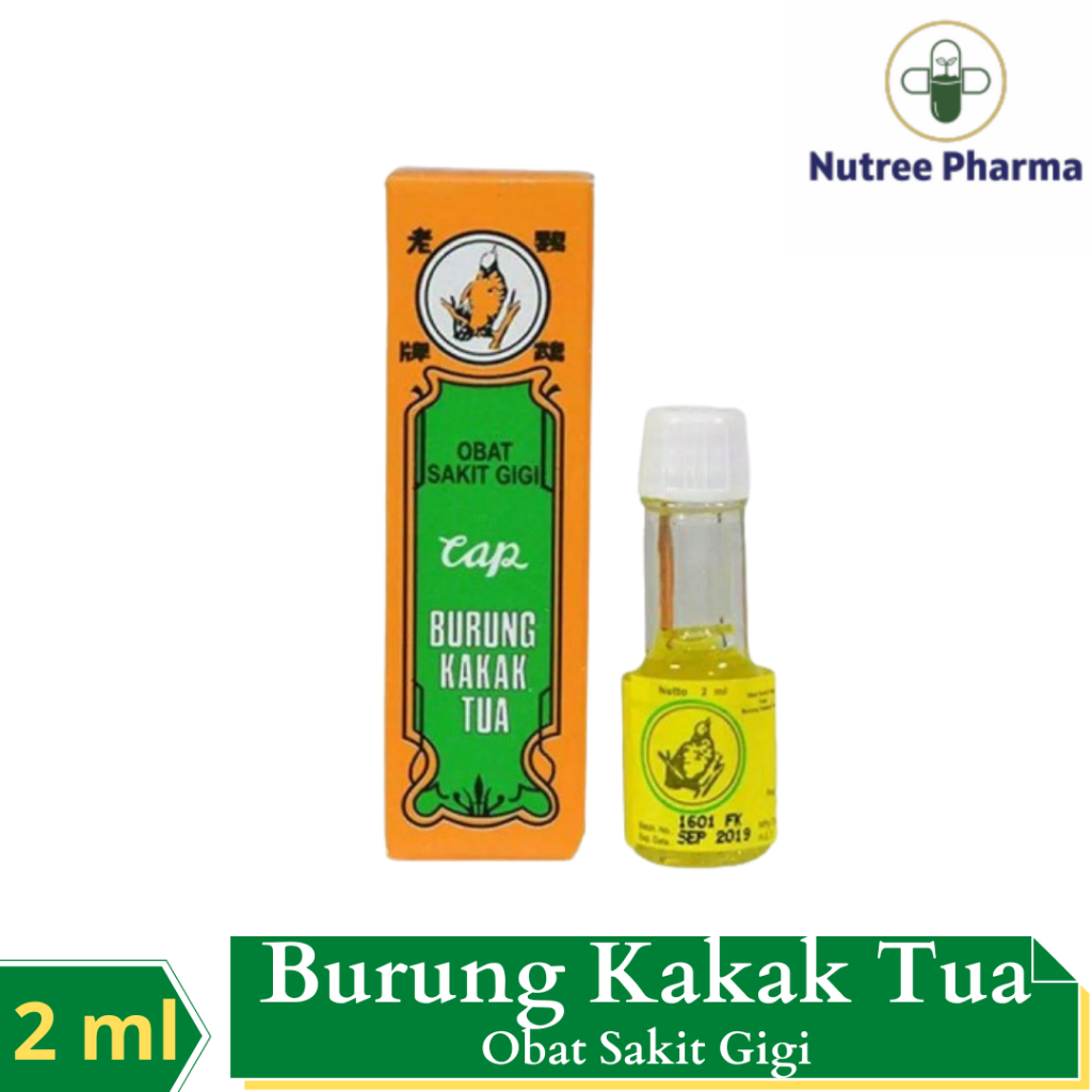 Jual ⚡MURAH & DIJAMIN ORI⚡ OBAT SAKIT GIGI CAP BURUNG KAKAK TUA 2 ML ...