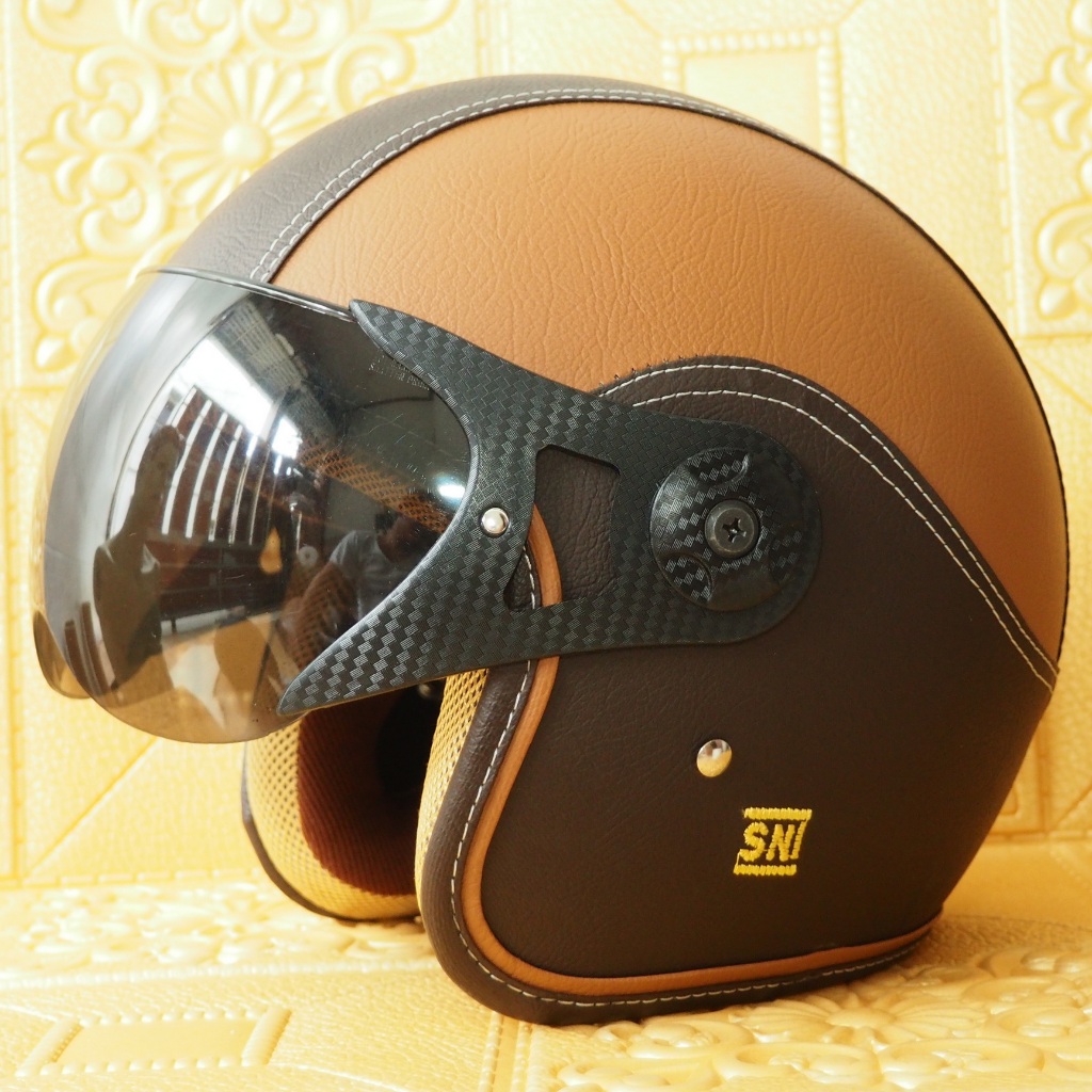 Jual BOGO HELM BOGGO CLASSIC GLOSSY SNI DEWASA PRIA DAN WANITA HELMET ...