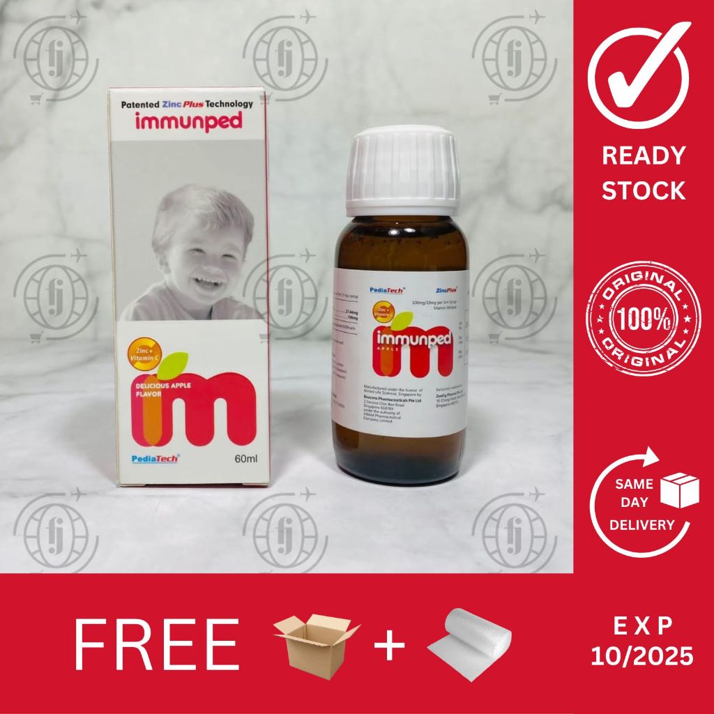 Jual Immunped Singapore Vitamin Anak Vitamin C Zinc Immune | Shopee ...