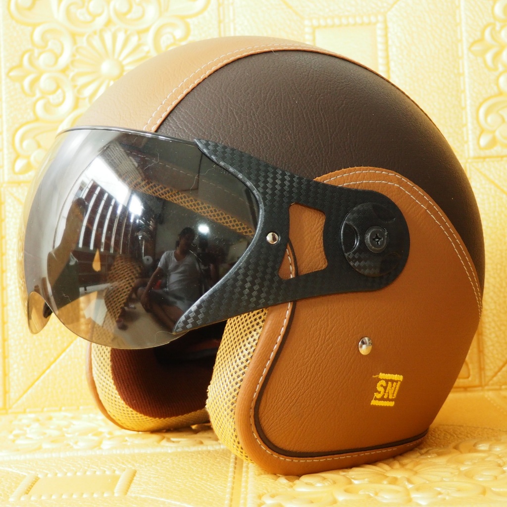 Jual BOGO HELM BOGGO CLASSIC GLOSSY SNI DEWASA PRIA DAN WANITA HELMET ...