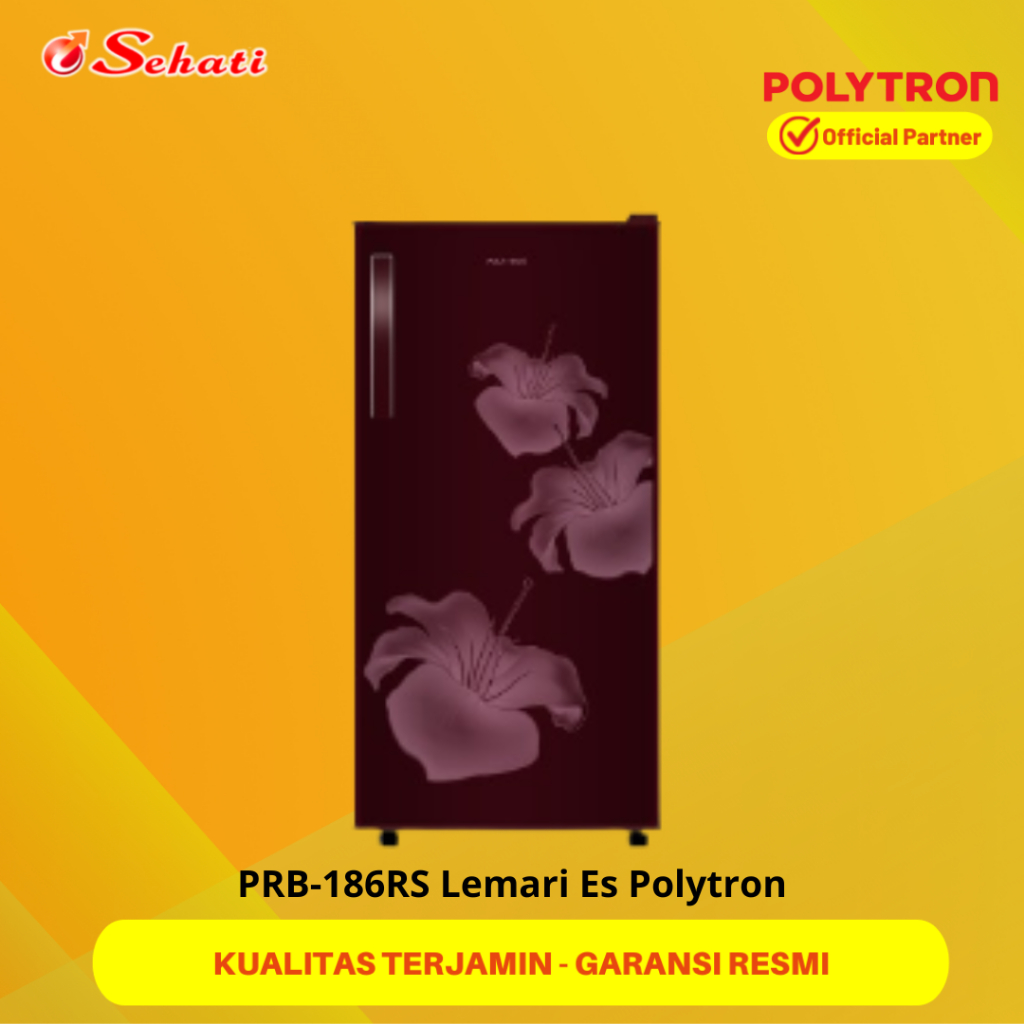 Jual POLYTRON Kulkas 1 Pintu PRB-186RS Lemari Es Polytron 180 Liter ...