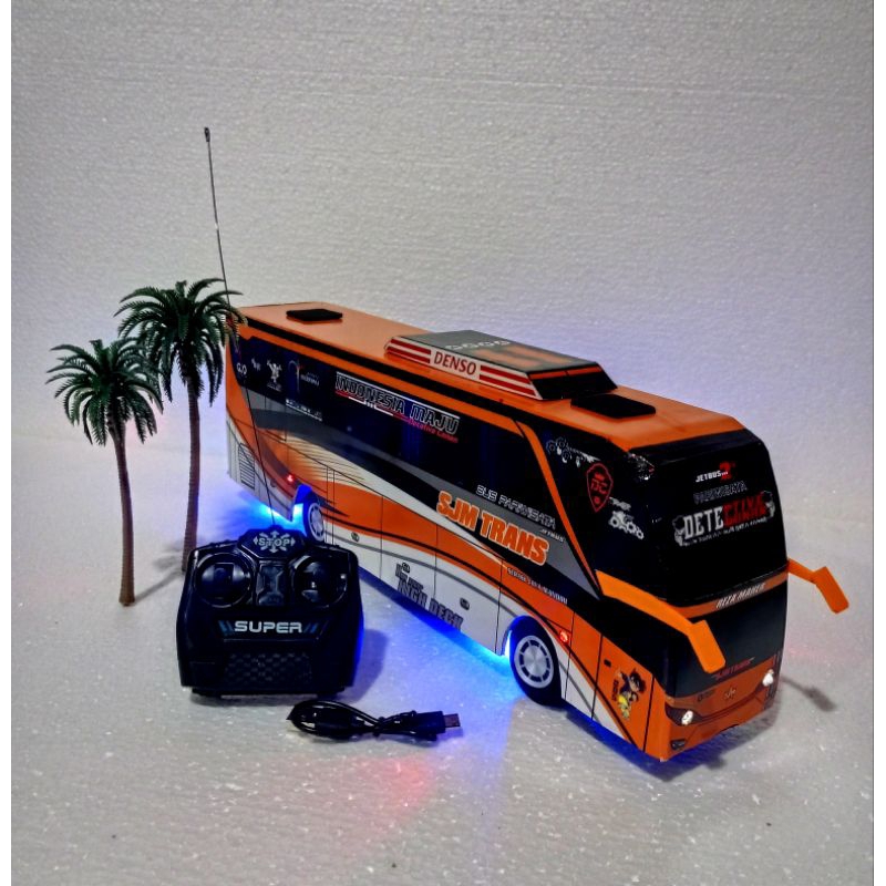Jual Mainan miniatur bus SJM CONAN remot led klakson telolet basuri ... Jual Mainan miniatur bus SJM CONAN remot led klakson telolet basuri ...