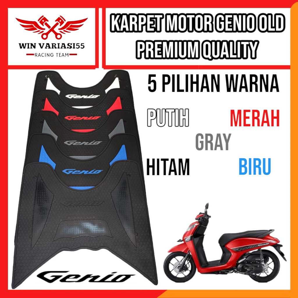 Jual KARPET ALAS KAKI MOTOR GENIO OLD STEP FLOOR GENIO OLD WV55 ...