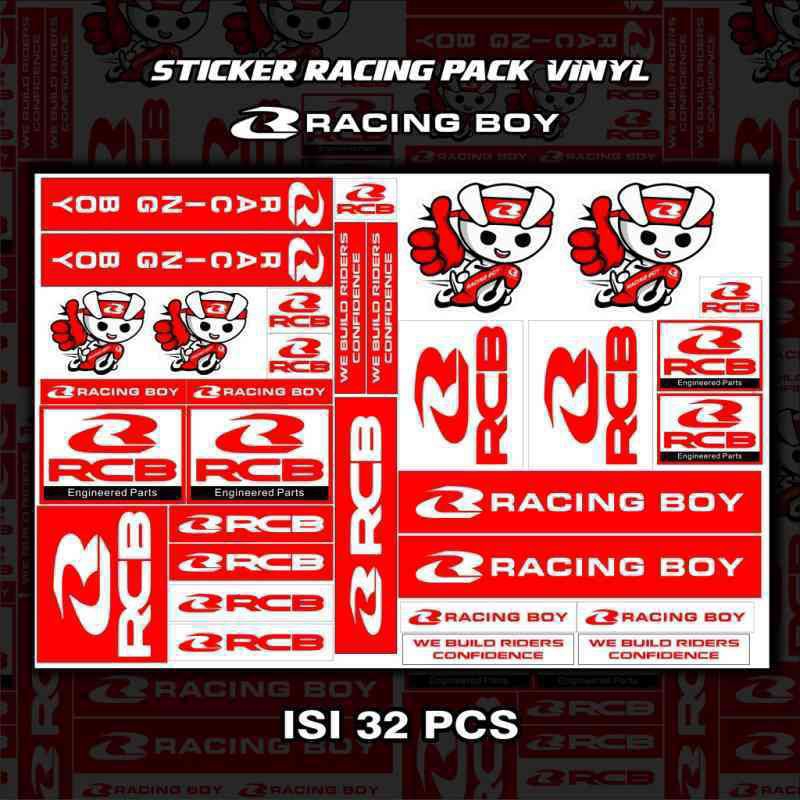 Jual stiker racing RCB isi 32 pcs | Shopee Indonesia